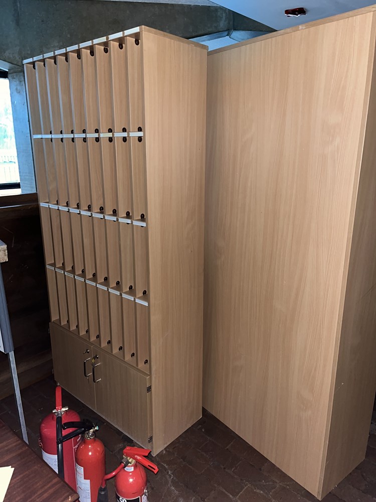 A4 File shelving unit with cupboards - available on Warp It, reuse ...