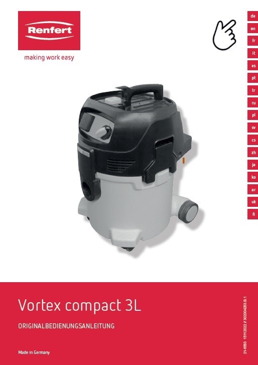 Renfert Vortex Compact 3L - available on Warp It, reuse surplus assets ...